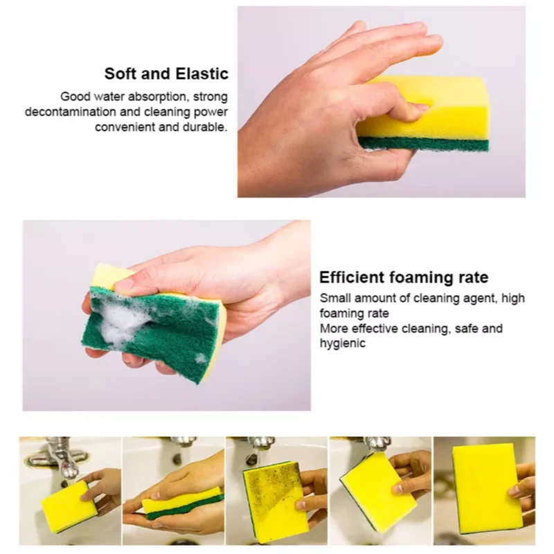 Best Price Dish Pan Pot Washing Scrub Sponge - Thick & Durable