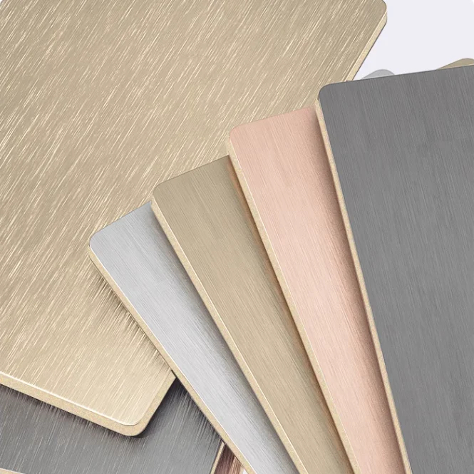 Bamboo Charcoal Wood Metal Sheet Petg High-gloss Metal Brushed Mirror ...