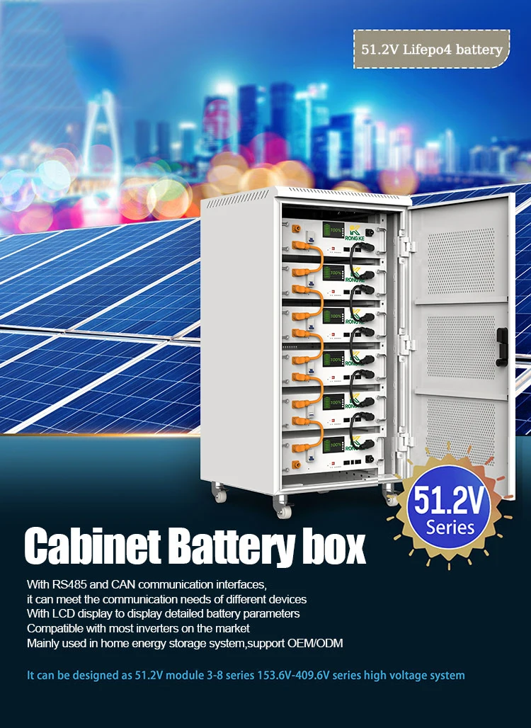Lithium Ion Battery Cabinet 48v 51.2v 10kwh 30kwh 50kwh Ess Photovoltaic Lithium Cabinet Lifepo4 ...