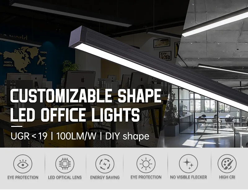 Trimless Aluminium Housing Indoor 15w 36w Led Linear Lighting Recessed ...