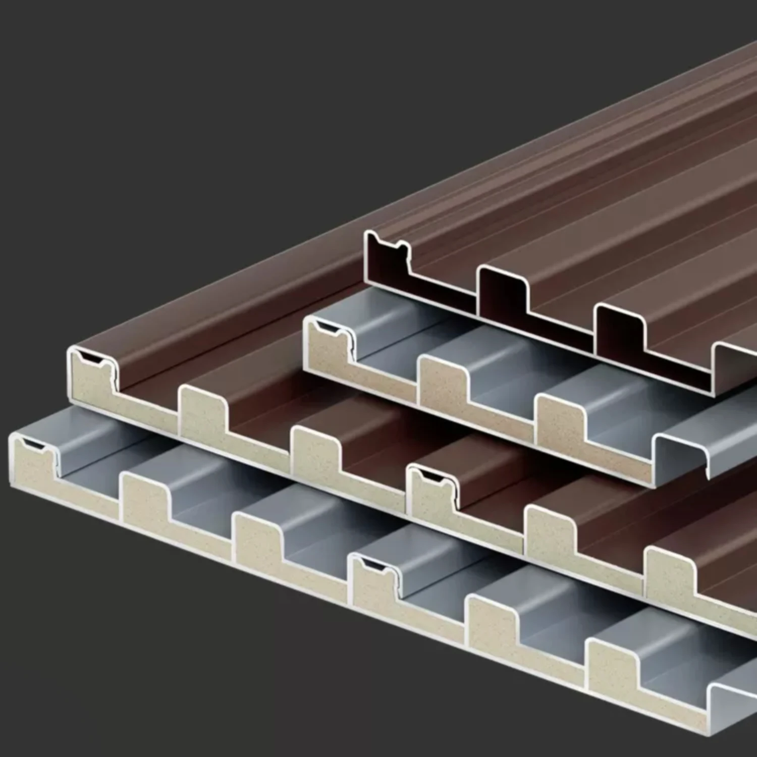 panel ASA Coextruded External wpc wall Outdoor Plastic Composite ...