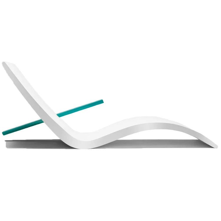 Ledge Modern Swimming Pool Chaise Lounger With Arm Rest Beach Lounge ...