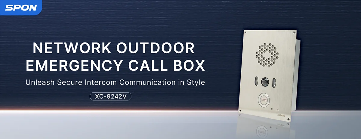 Outdoor Emergency Call Box with 1080P Camera - SPON XC-9242V
