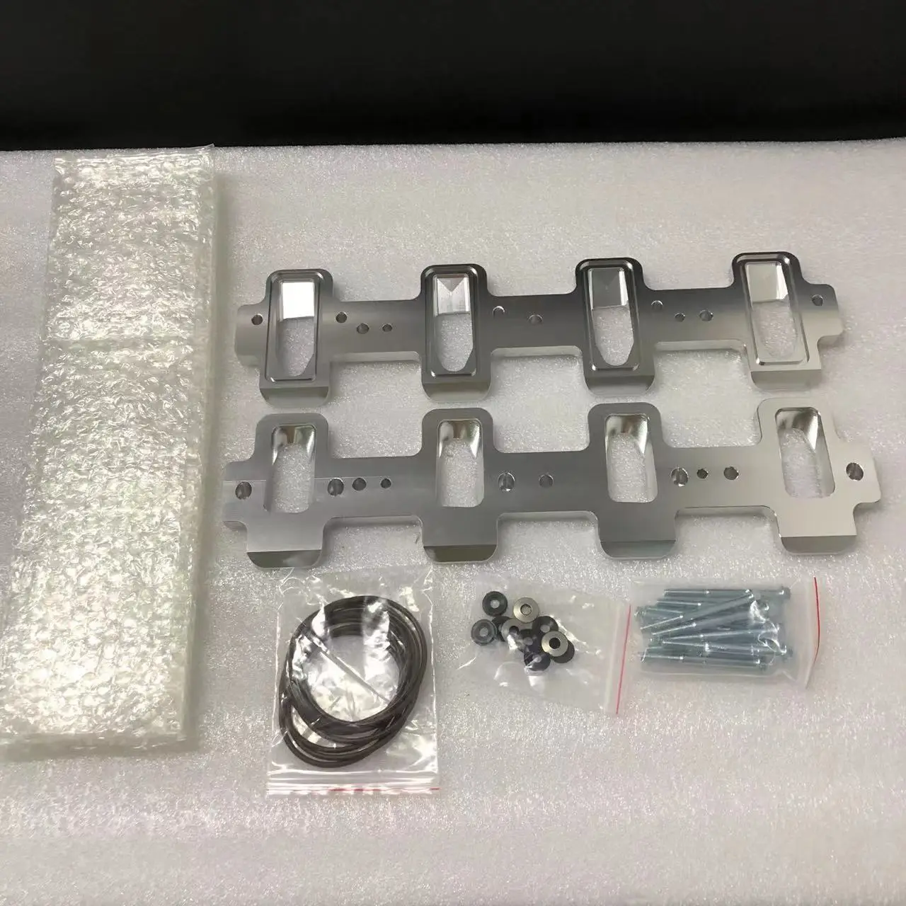 Fit Chevrolet Ls Cathedral Port Intake Manifold Adapters Cylinder Head ...