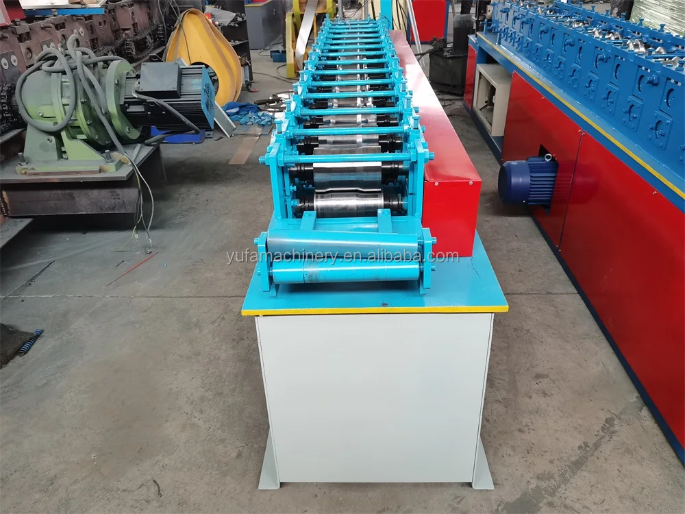 Spring Type Galvanized Metal Shutter Door Roll Forming Machine Used for ...