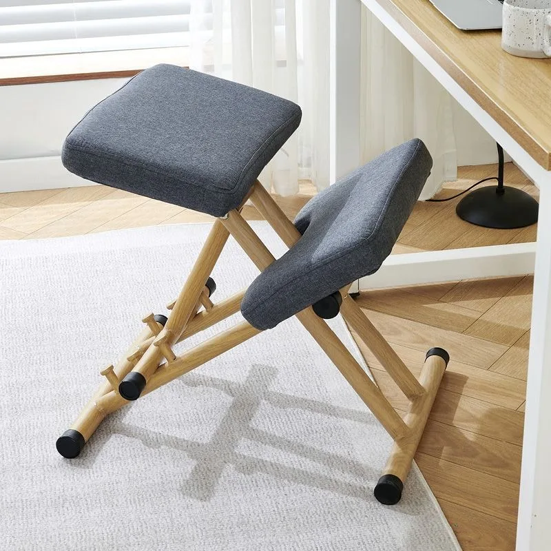 Rocking Chair Kneeling Stool Improve Your Posture Bamboo Wood Folding ...