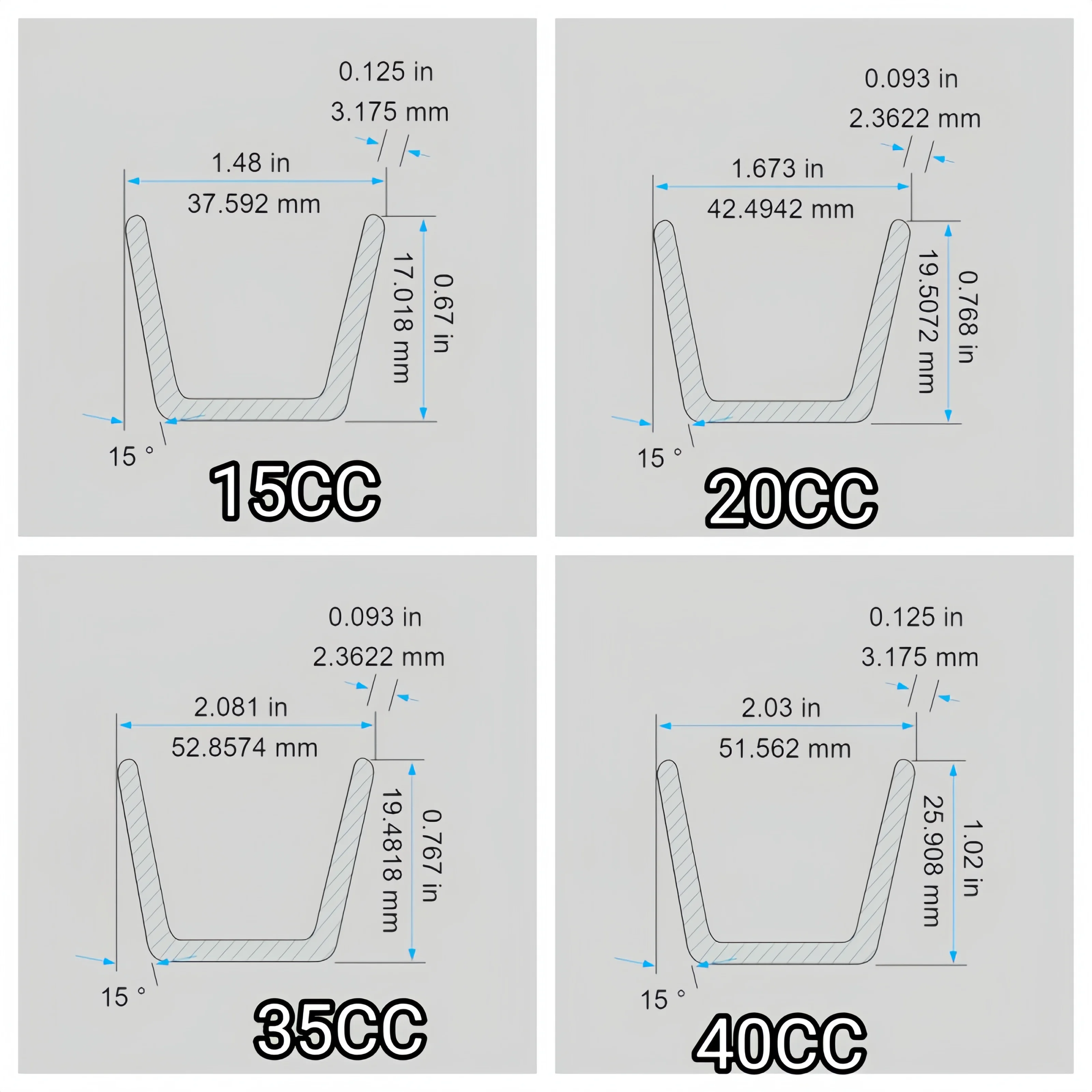 Heat Resistance E-beam Evaporation 15cc Tungsten Crucible Liner For ...