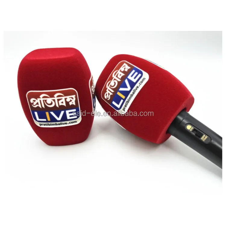 Alibaba.com: Custom logo microphone foam windscreen, sponge cover for ...