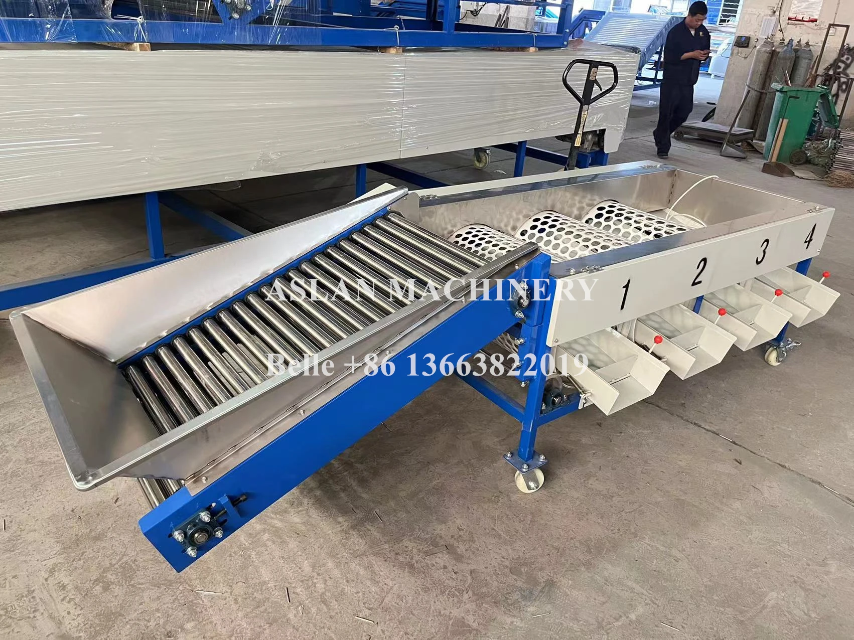 Orange Drum Grading Machine Navel Orange Apple Sorting Grader Machine ...