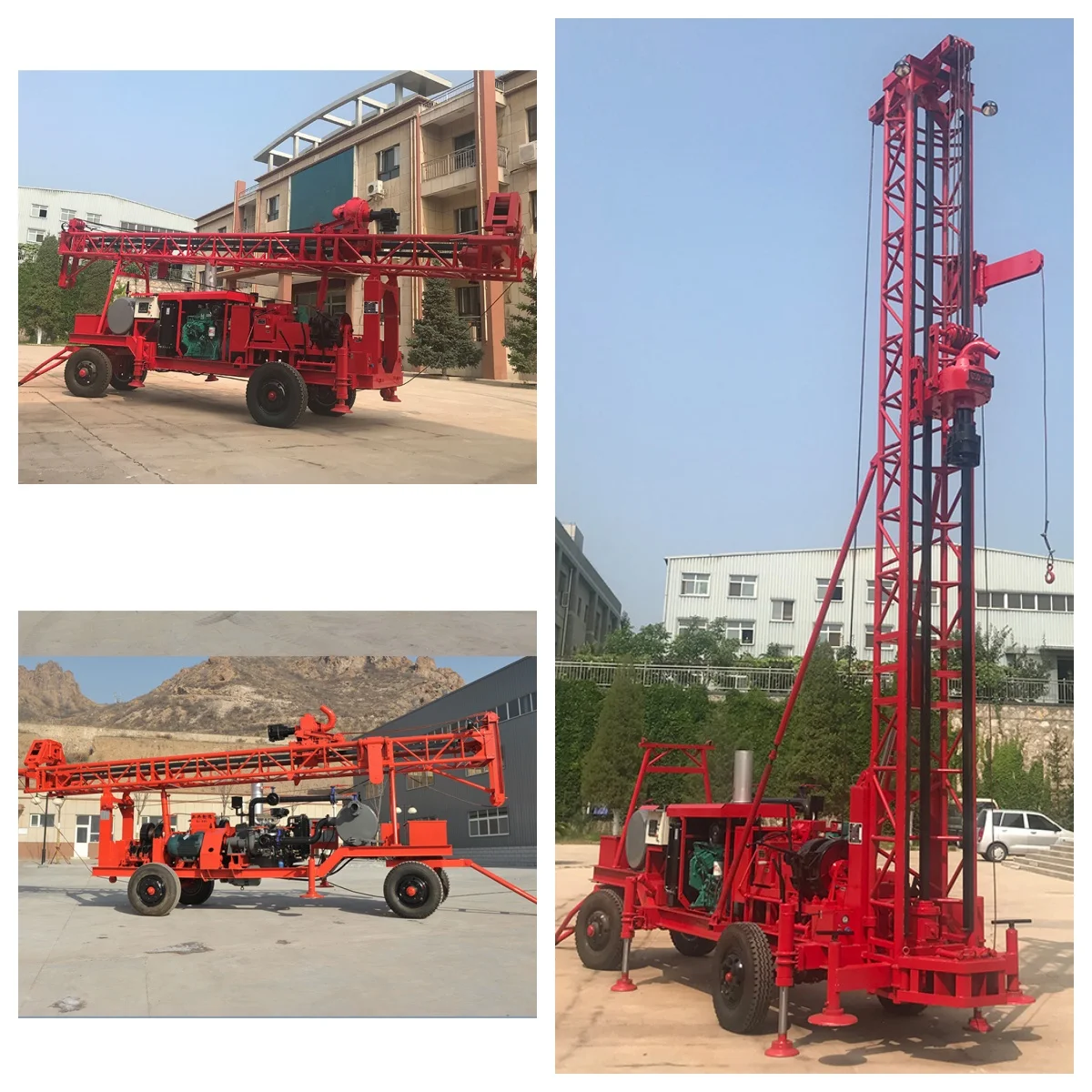 Civil Geothermal Well Drill Drilling Rig With Mud Pump Buy Shallow
