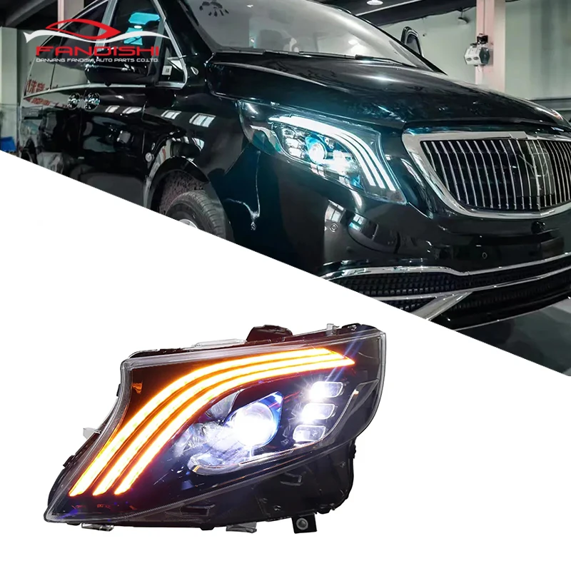 Fds Upgrade Led Headlight Head Light Front Light Assembly For Mercedes ...