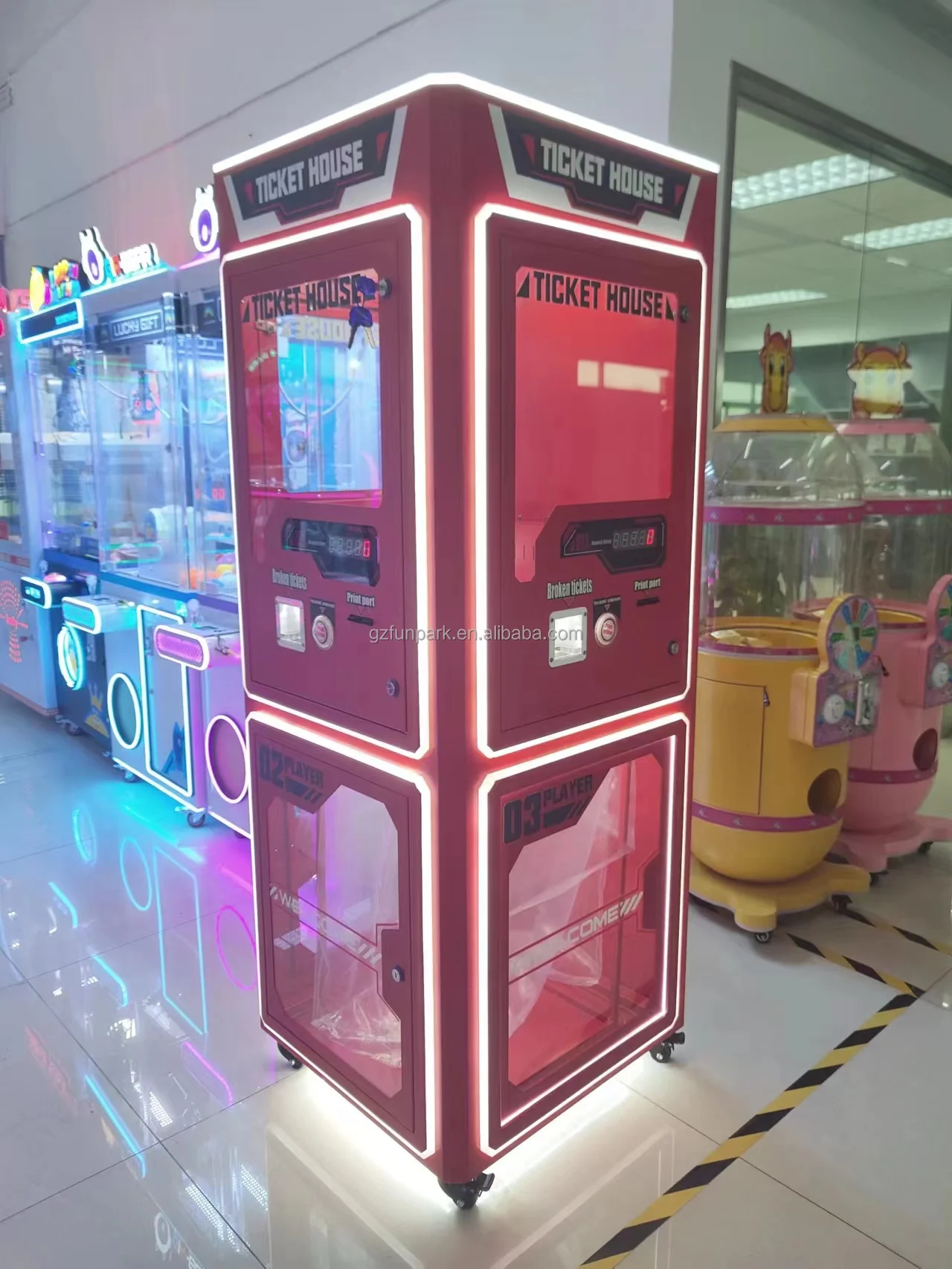 Ticket House Ticket Counter Machine - Funpark Game Machine