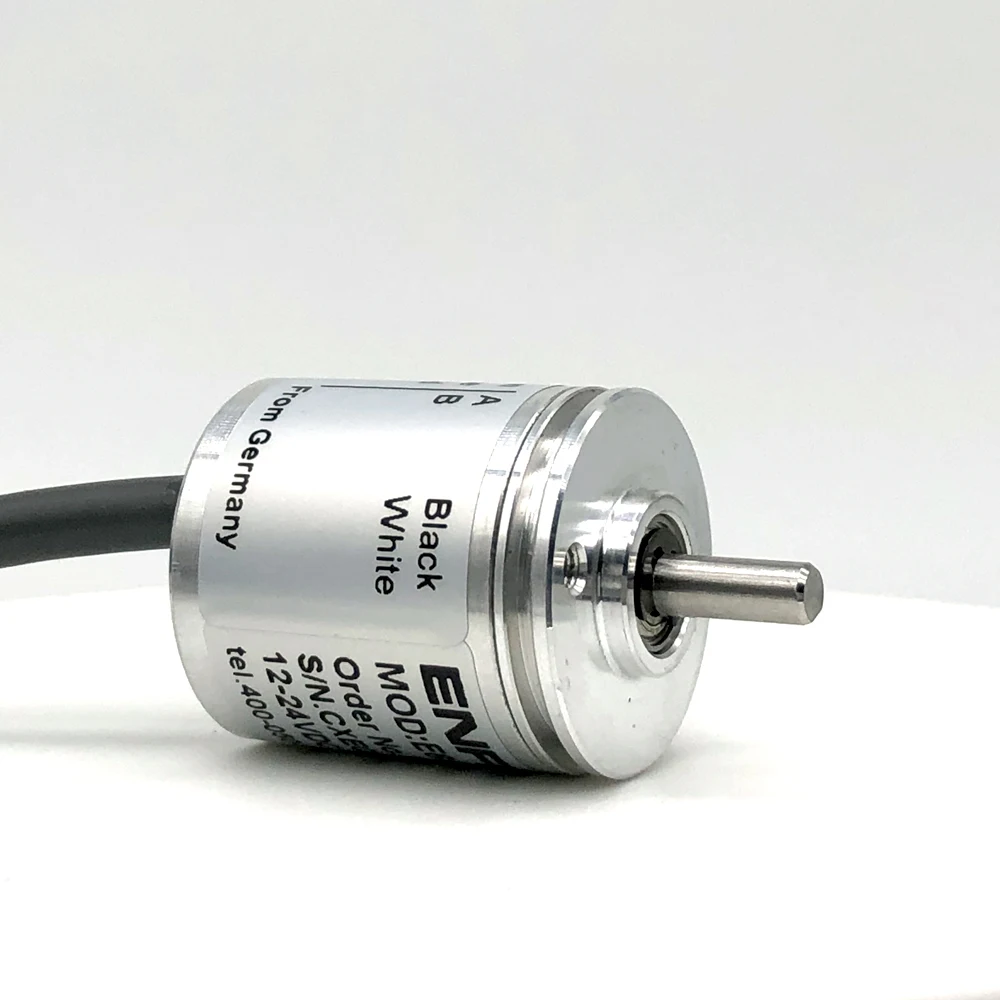 Solid Shaft Rotary Encoder ENFINITER E6A2-CW5C 360 Encoder Incremental ...