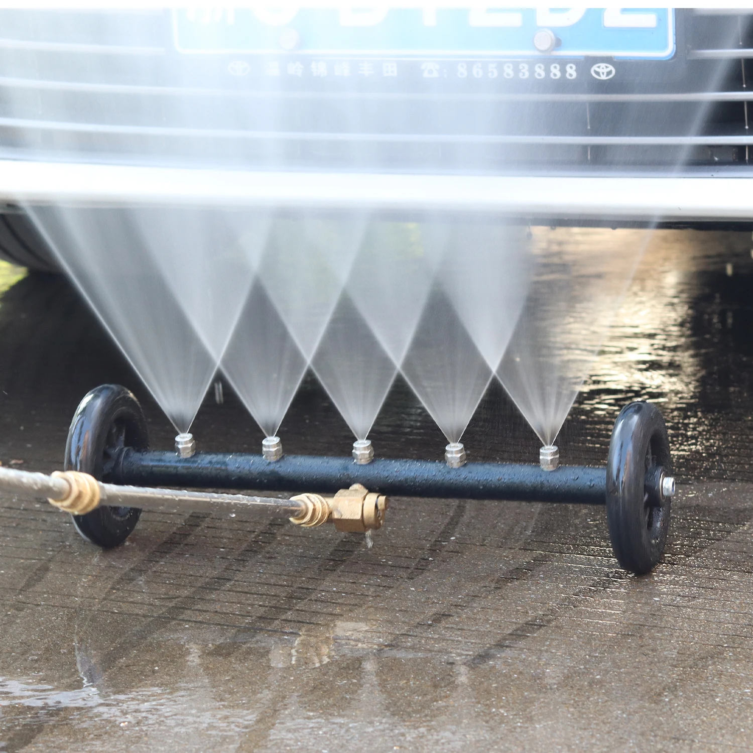 Water Gun 2-in-1 High Pressure Drive over Undercarriage Wash