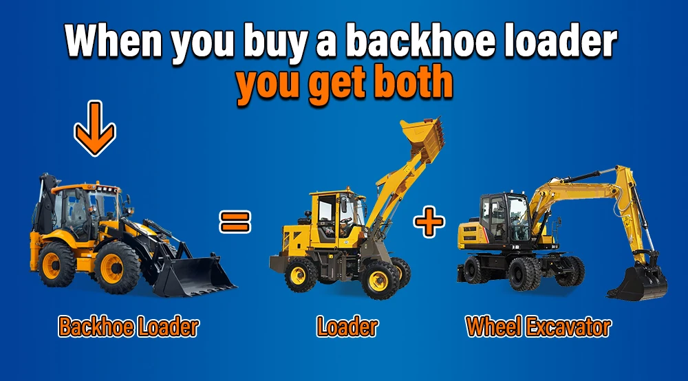 Hot Small Loaders 4x4 diesel Articulated Loader Farm Front End Backhoe ...