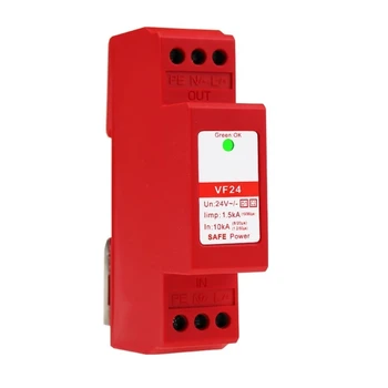 Gdt Class D1 Fire Power Lightning Arrester 24v High Energy Surge ...