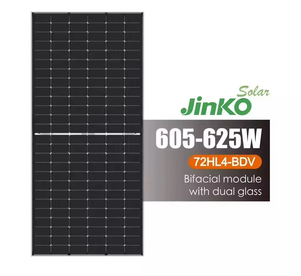 Jinko Bifacial Solar Panels - 610W, 620W High Efficiency