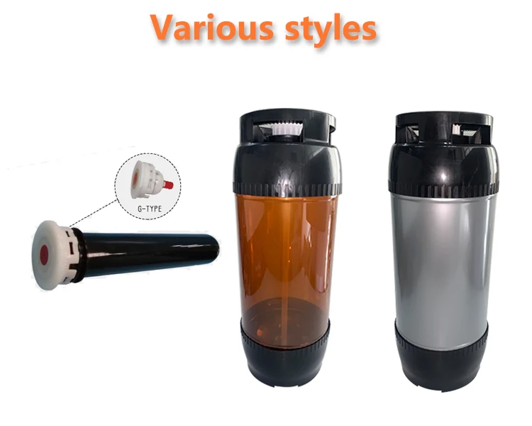 PERA 20L 30L Plastic Beer Keg with Valve - Sustainable PET Preform for ...