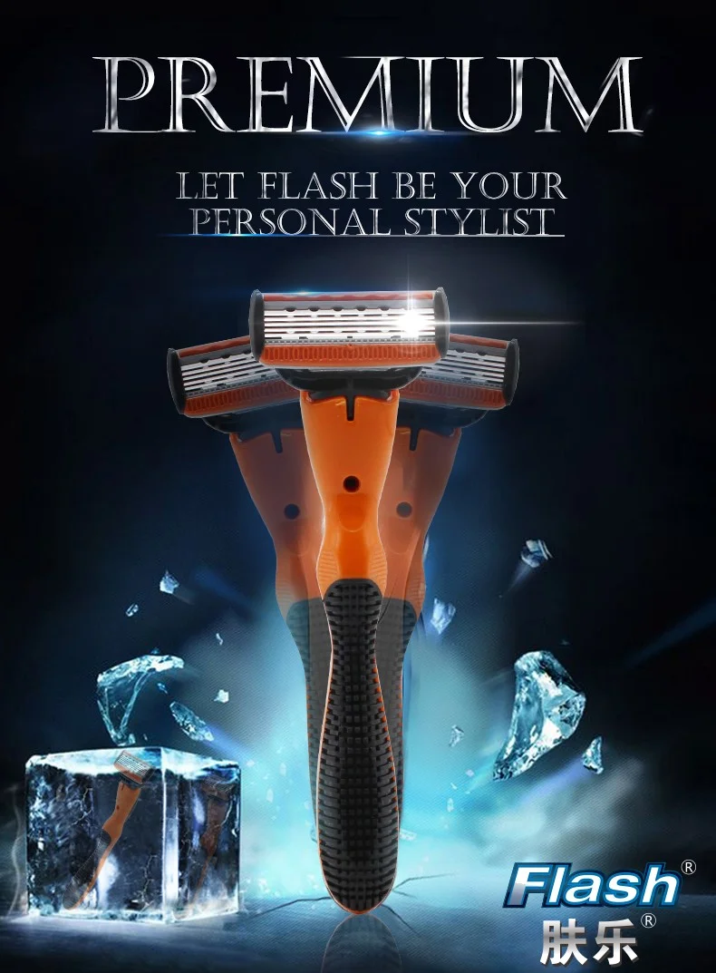 Disposable Safety Razor 5 Blades Fixed Head Imported Satinless Steel ...