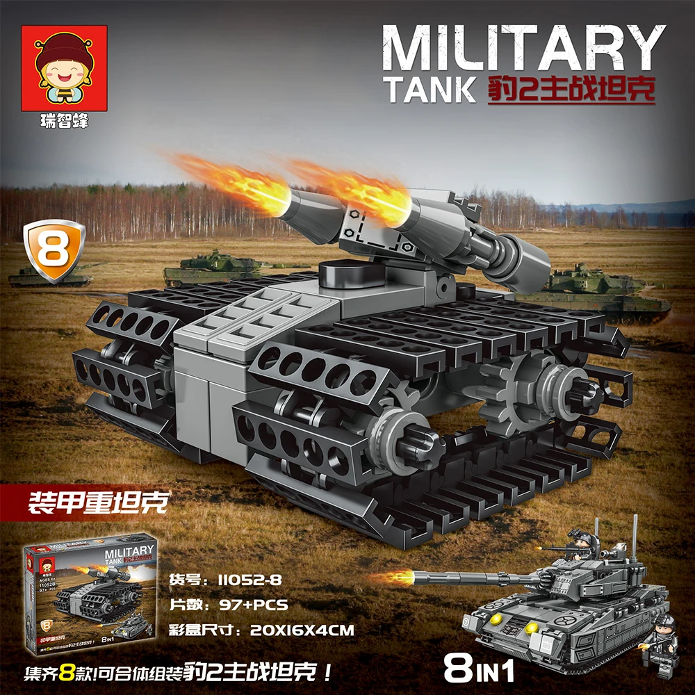 Stars Wars Tank Military Ww2 German Leopard Main Battle Tank Model ...