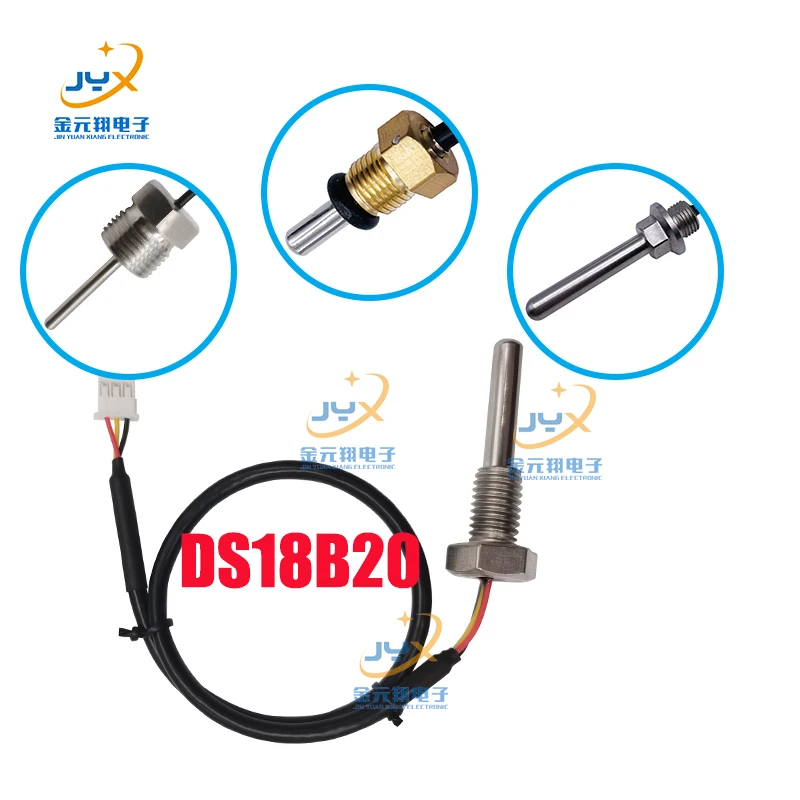 3m Wire Dallas 3m Ds18b20 Temperature Sensor - Buy Ds18b20 thread Screw ...