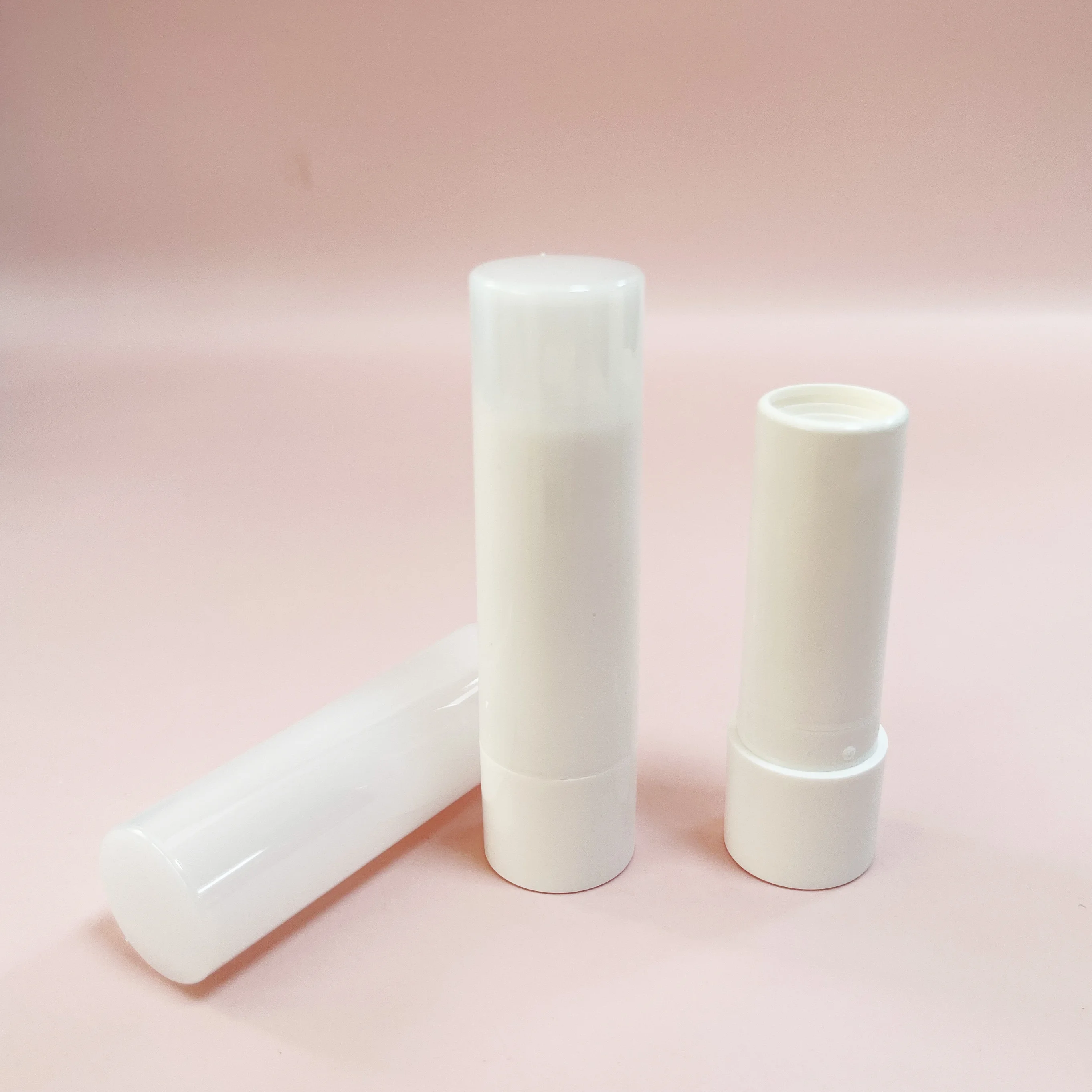 White Lip Stick Lip Balm Tubes - Customizable Containers