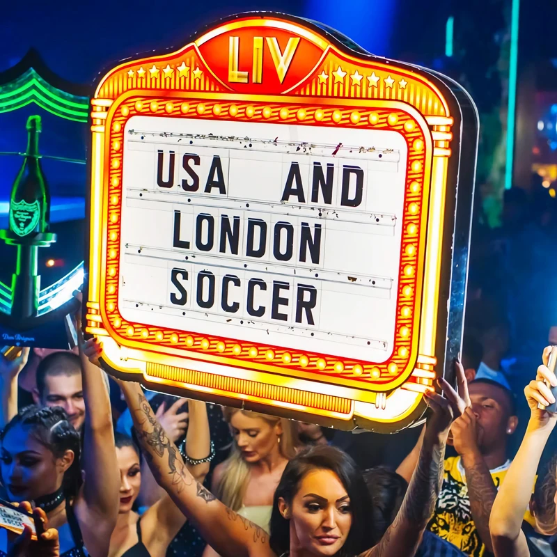 Nightclub Star Bottle Presenter - Glorifier Display Service