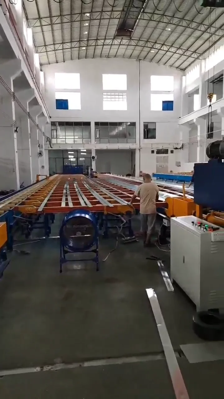 6 Inch Cooling Table For Aluminium Extrusion Press Profile Extrusion ...