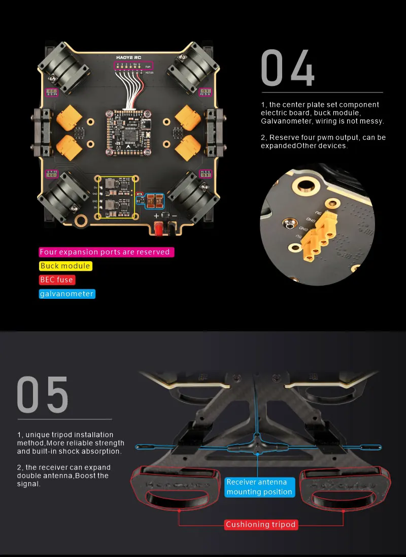HAOYE RC FPV Drones - Long Endurance for Measurement & Monitoring
