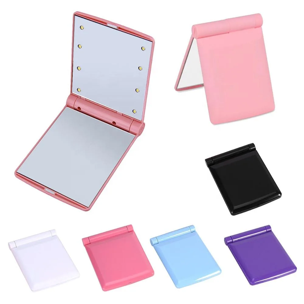 Wholesale Oem Handheld Mirror Private Label Compact Led Pocket Mirror ...