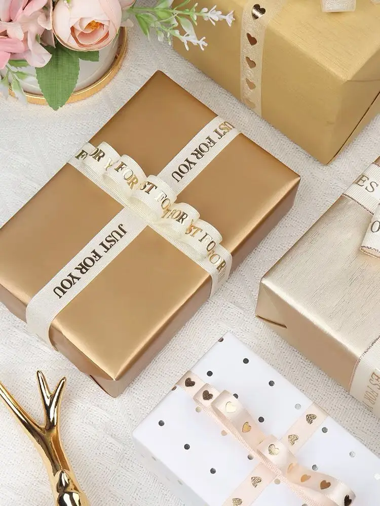 Personalized Custom Print Logo Ribbon for Gift Wrapping Satin Wrap Silk ...