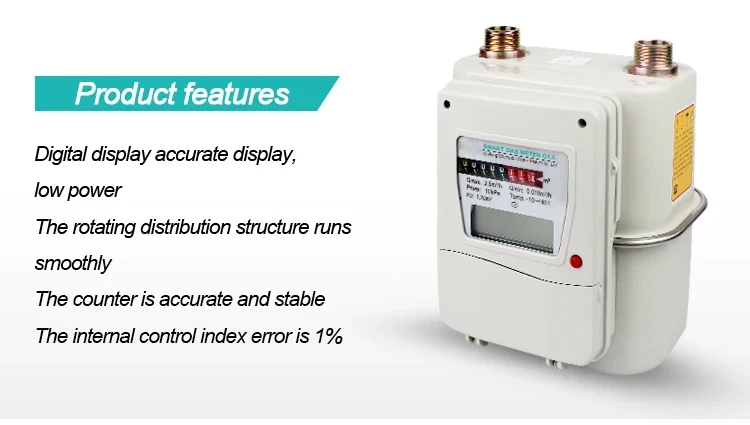 Modbus Smart Gas Meter - Accurate Digital Output IC Card