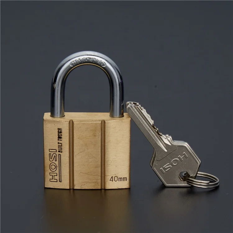 High Quality HOSI Lock HS2601 Full Brass Padlock Brass Cylinder and ...
