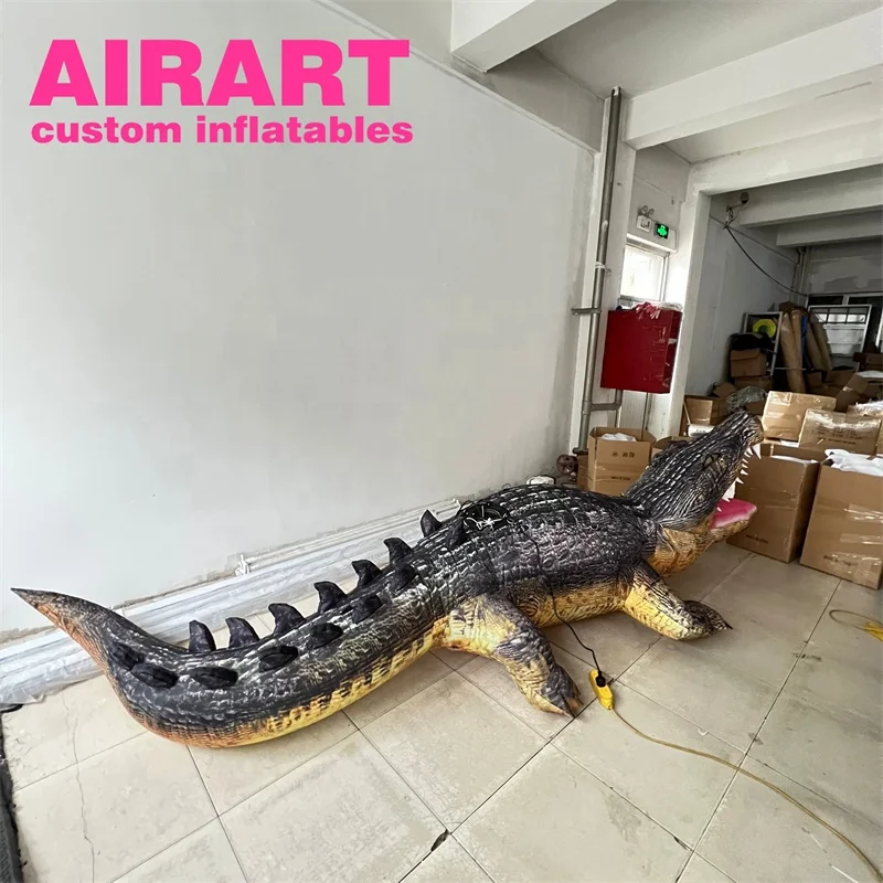 Wild Animals Inflatables, Realistic Inflatable Crocodile, Display ...