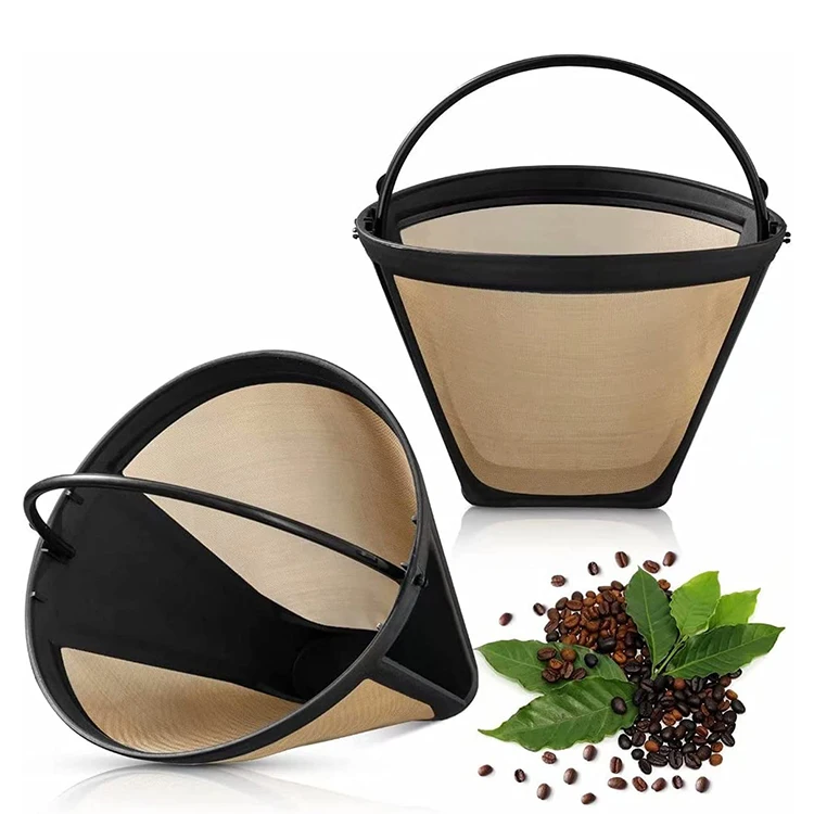 Food Grade Permanent Gold-tone Filter Easy To Clean Durable Quality ...