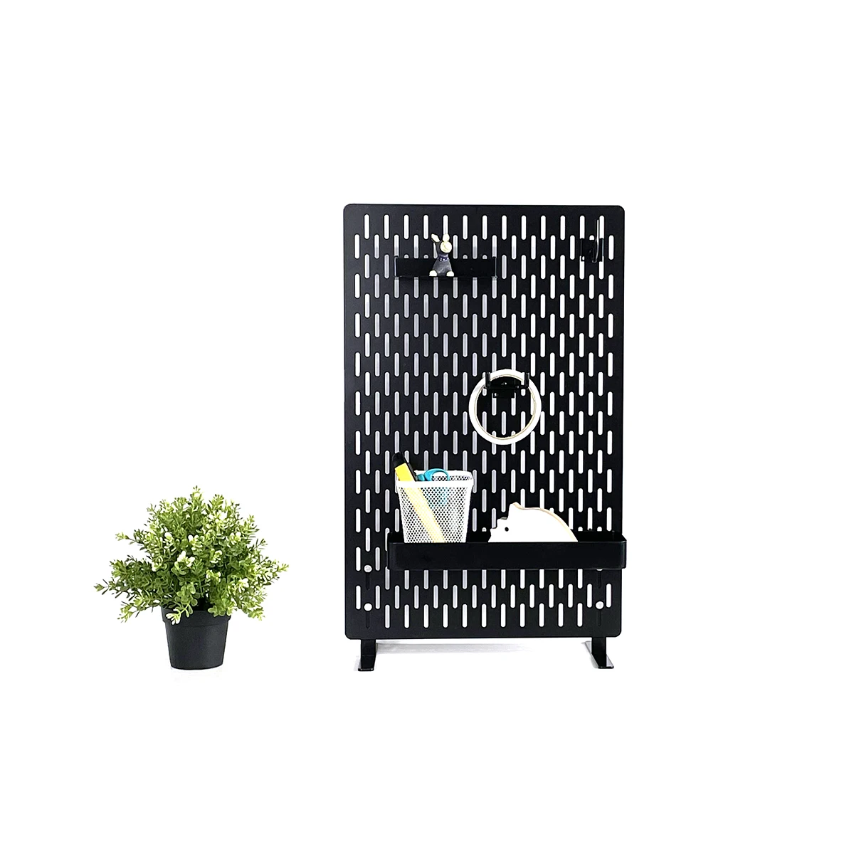 Office Desktop Pegboard - Adjustable & Durable Storage