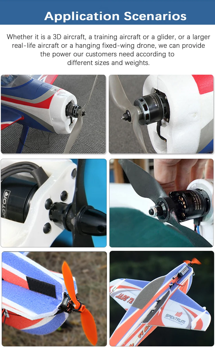 Jupiter Custom BLDC Brushless DC 1400KV FPV Fixed-wing RC Airplane ...