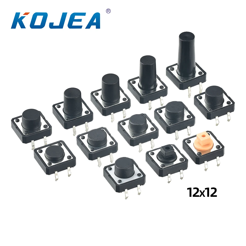 Waterproof 6x6 through Hole Type Dip Tactile Switch SMD Tact Switch Cap ...