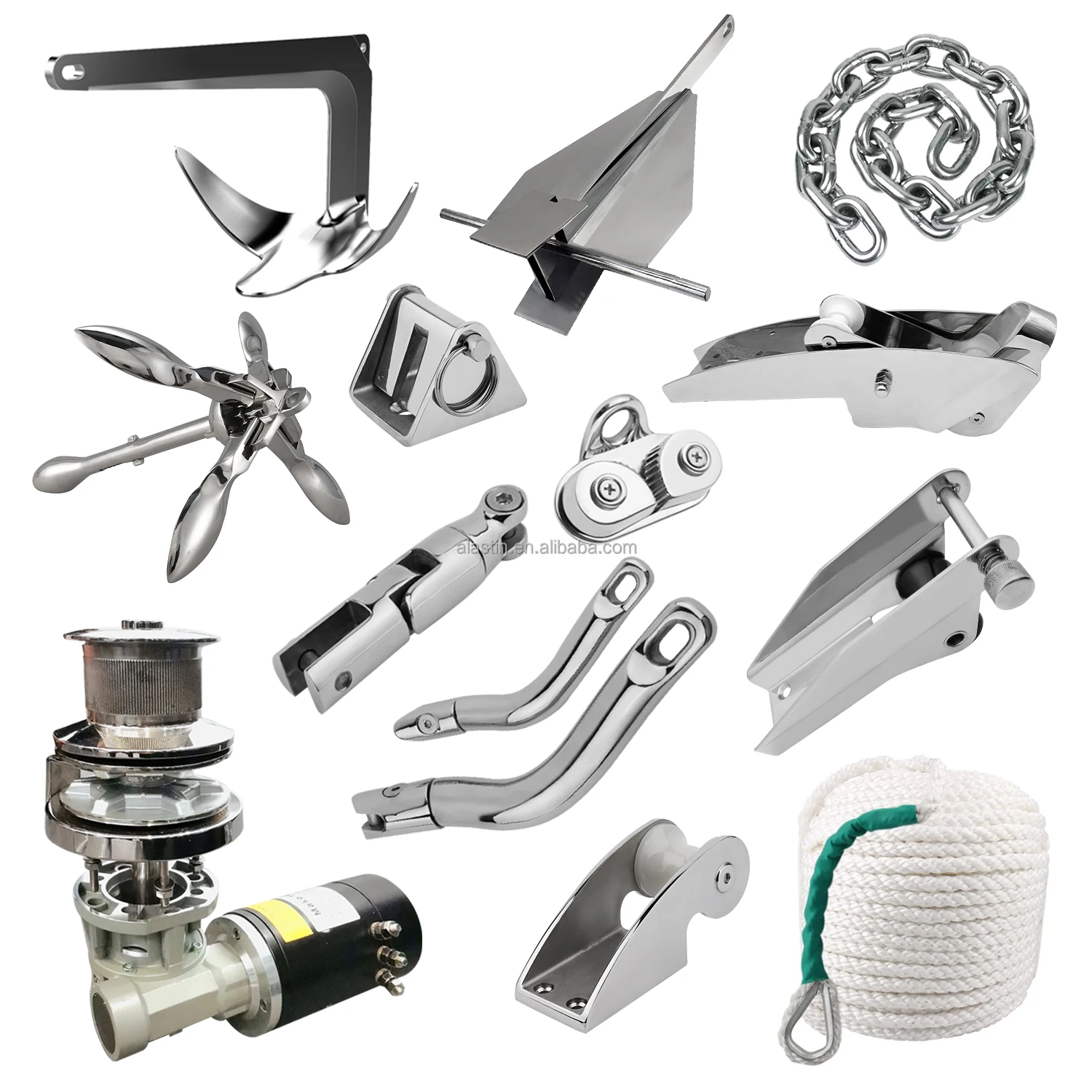 ALASTIN Marine Hardware Boat Accessories Anchor Series 316 Stainless ...