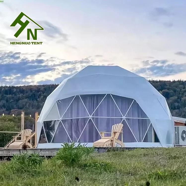 6M Diameter Igloo Geodesic Hot Dip Galvanized Steel Structure