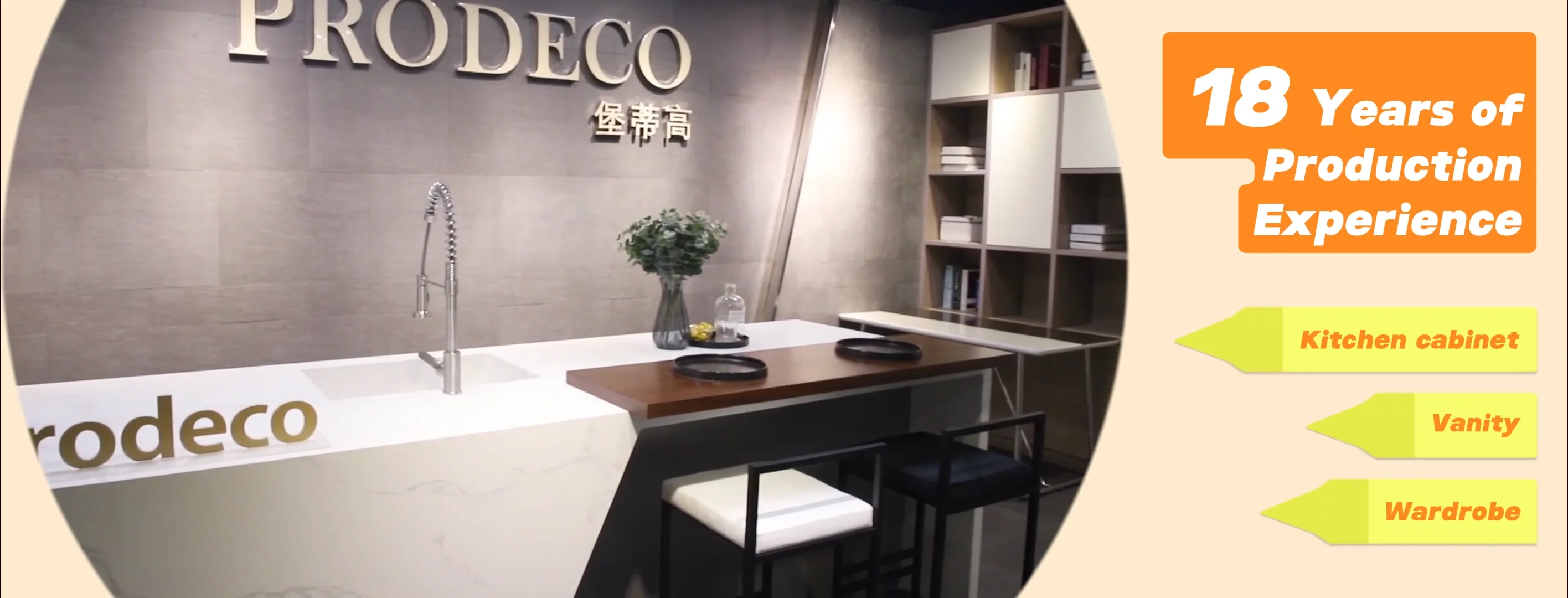 Prodeco New Design Rta Kitchen Cabinet Supplier Storage Rack Modern Complete Sets For Hotel ...