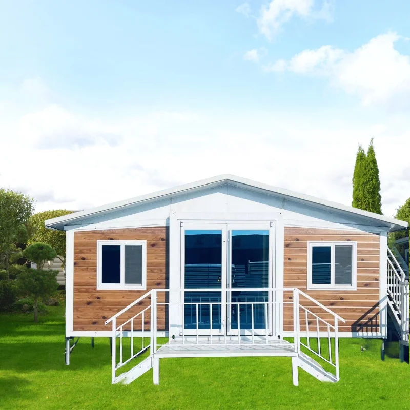 Prefabricated 20ft 40ft Three Bedroom Modular House Double Wing ...