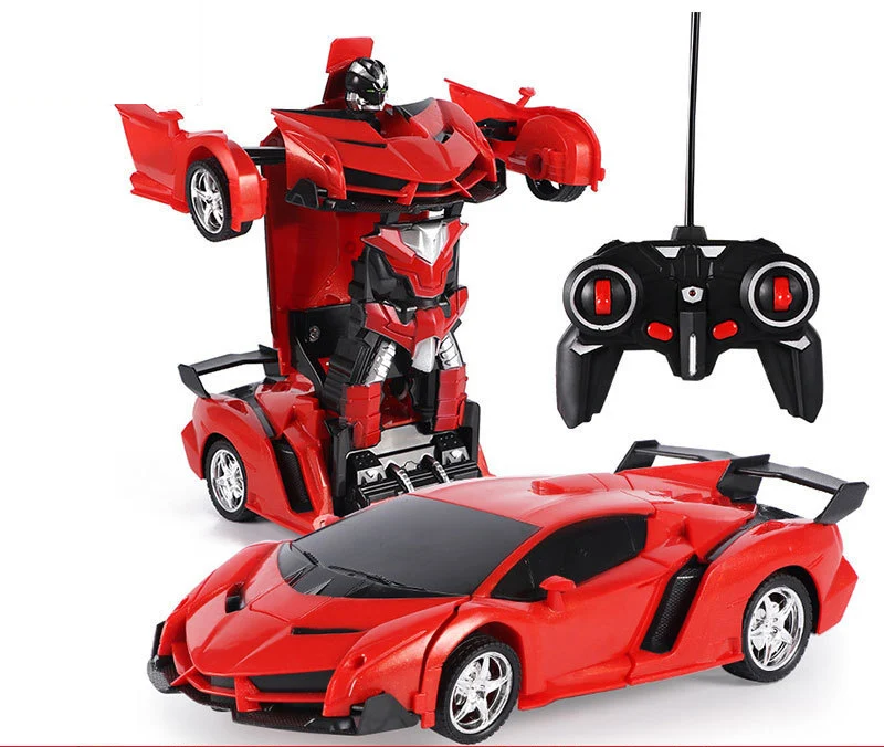 Electric Rc Car Transformation Robots Deformation Car Sports ...