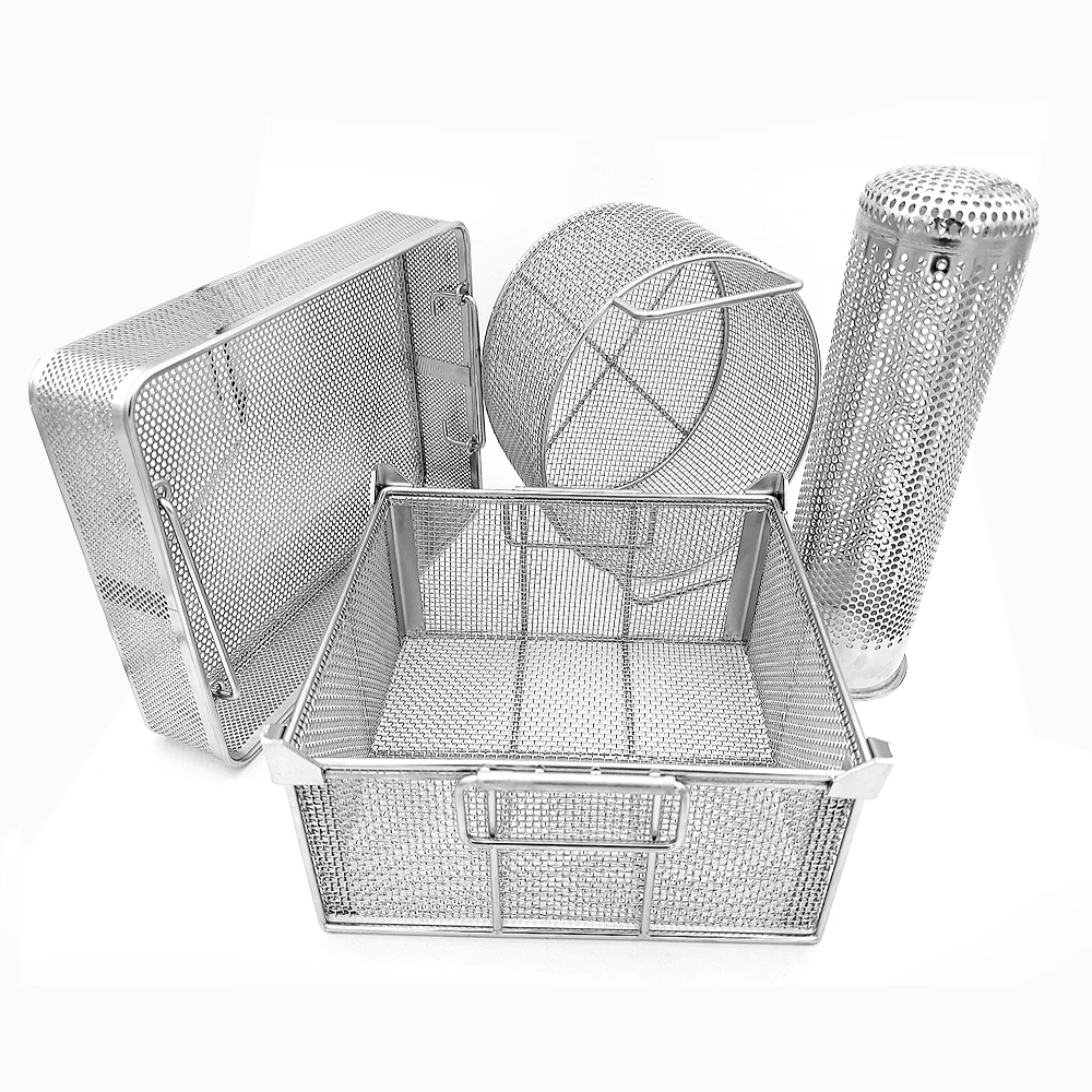Rectangular filter stainless steel mesh sink basket Vegetable fruit ...
