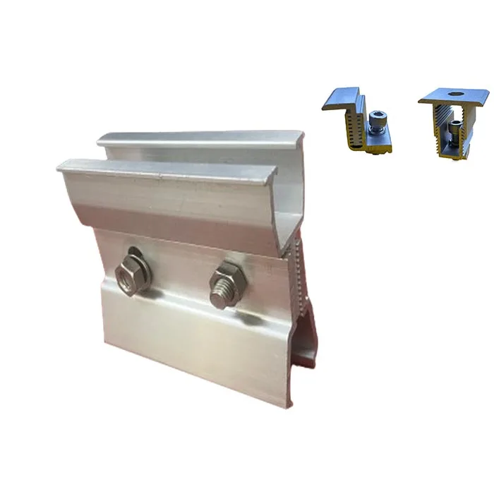 Trapezoidal Standing Seam Roof Clamp Mount Solar Panel Mid Clamps Metal ...