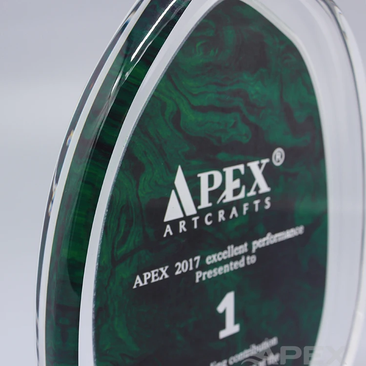 Apex Trophy Awards Custom Office Present Modern Acrylic Trophy For ...