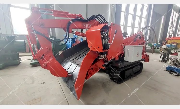 Small Digging Machine Mucking Rock Loader Underground Electric Crawler ...