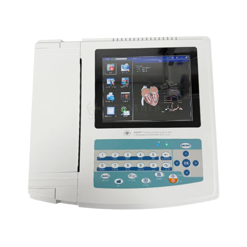 SY-H008C 12 Channel 12-lead ECG Touch Screen Routin Cabrera-lead ...