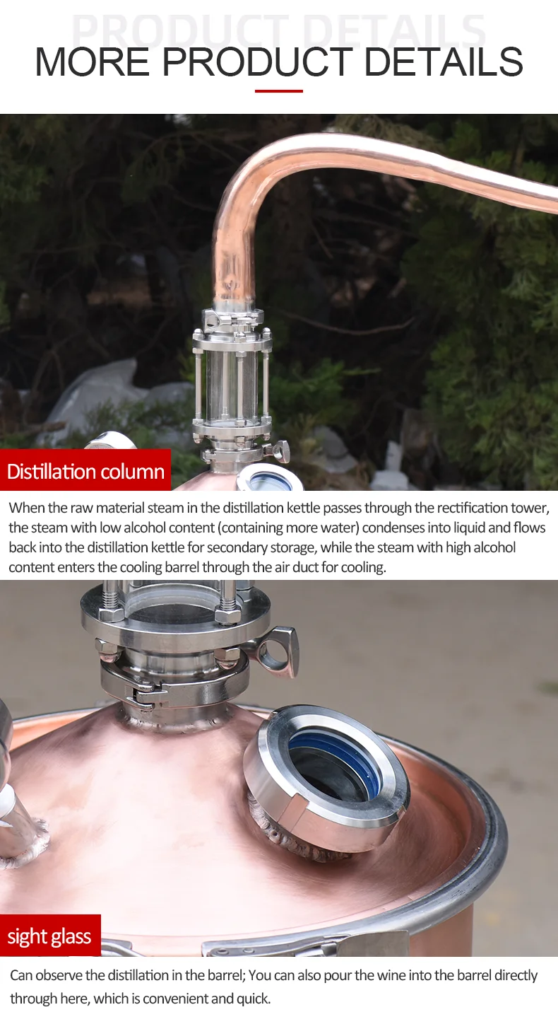 20l Gin Pot Still With Gin Basket & Copper Electric Pot With Thermostat ...