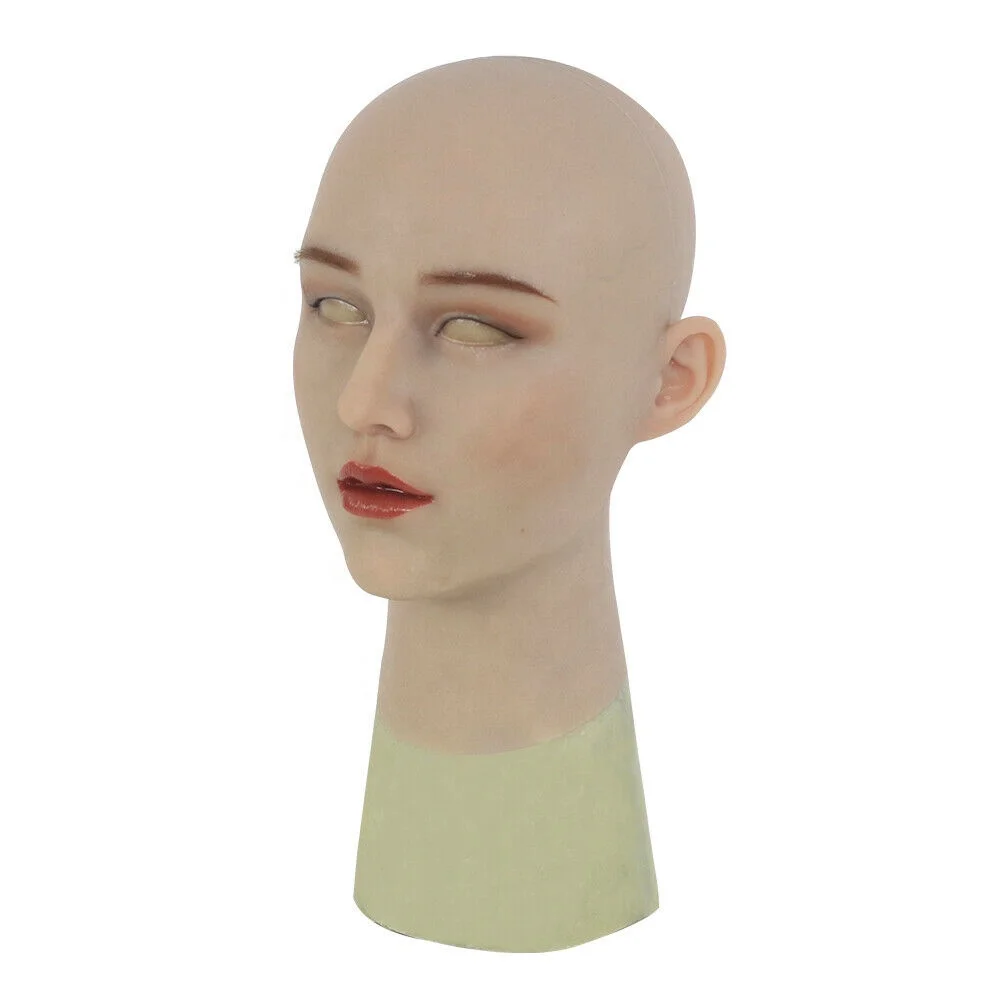 Transgender Silicone Headgear Female Permanent Make Up Cosplay Drag ...